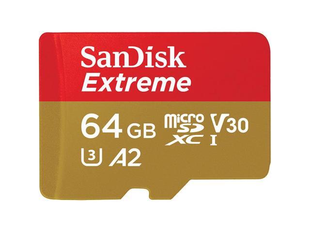 Click here for SanDisk Extreme 64 GB microSDXC Memory Card prices