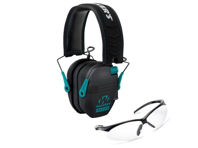 Click here for Walkers Razor Slim Electronic Muff (Black/Teal) wi... prices