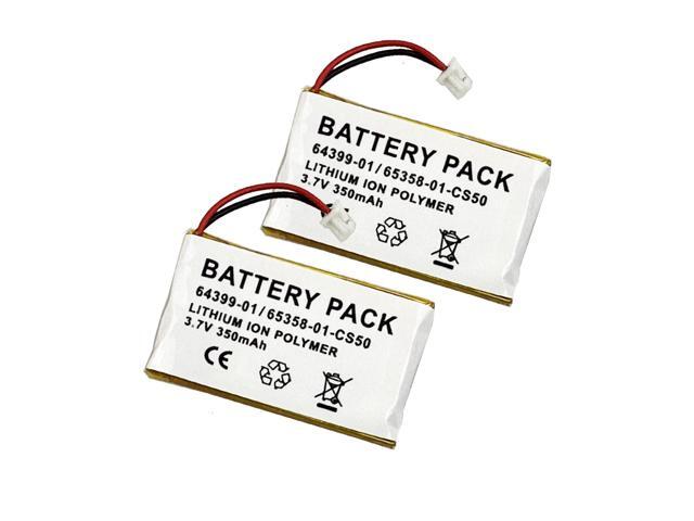 Click here for Battery 2-Pack for Plantronics CS50  CS55  HL10  H... prices