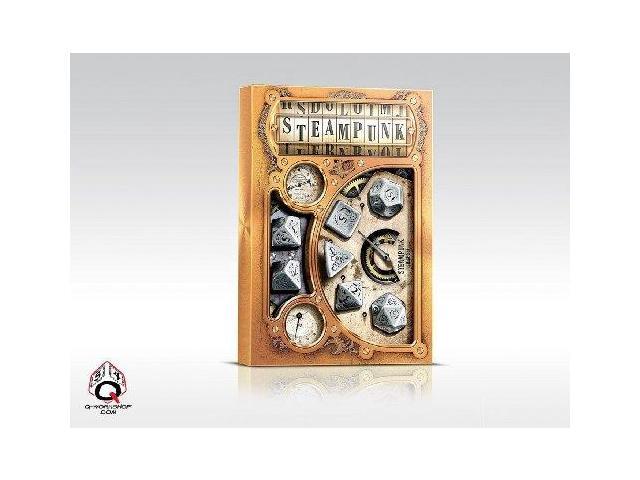 Click here for Polyhedral 7-Die Set of Metal Dice (7): Steampunk... prices