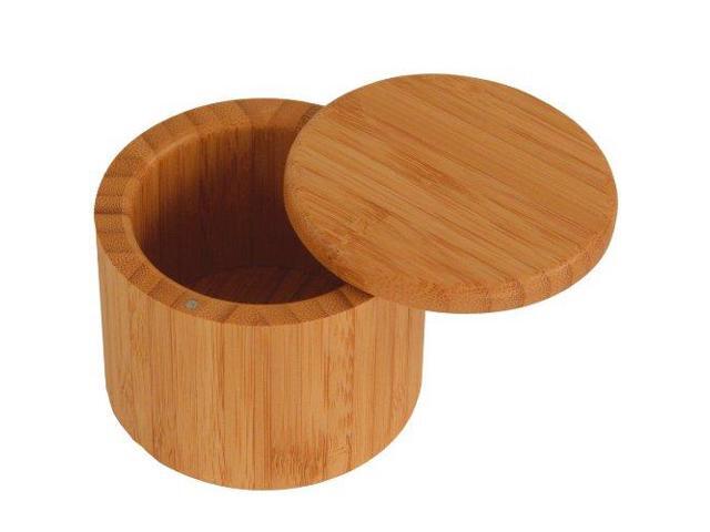 Click here for Totally Bamboo Round Salt Box Cellar Pig prices