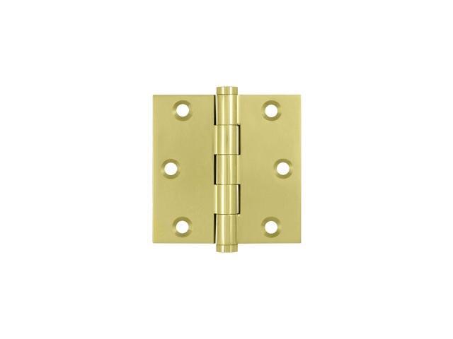 Click here for 3 in. Square Solid Brass Hinge in Polished Brass -... prices