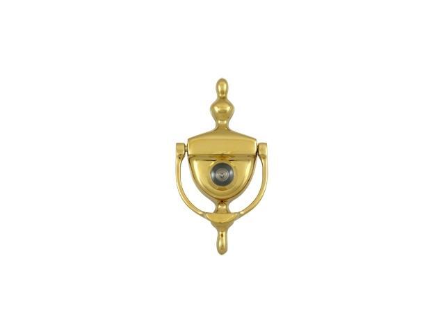 Click here for Solid Brass Door Knocker w Viewer in PVD prices