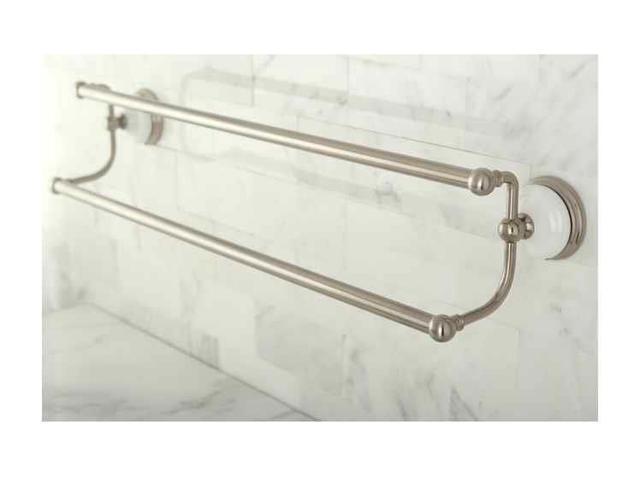 Click here for VICTORIAN 24 DUAL TOWEL BAR-Satin Nickel Finish prices
