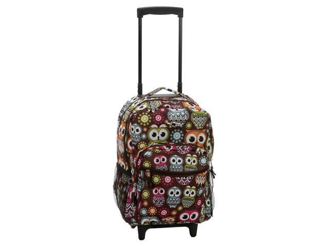 Click here for Rockland 17 Rolling Backpack - Brown prices