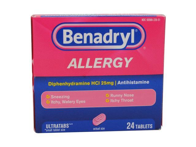 Click here for Benadryl Allergy Ultratab Tablets - 24 ct prices