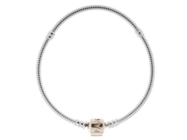 Click here for PANDORA Sterling Silver 7.1 Charm Bracelet w/14k G... prices
