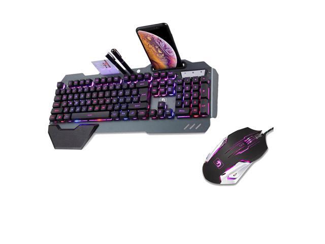 Click here for Wired Gaming Keyboard with mouse Mechanical feel R... prices