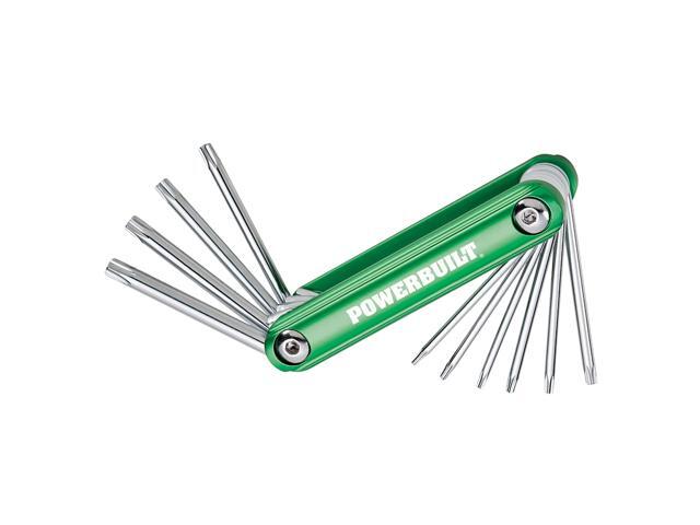 Click here for Powerbuilt 10 Pc. Aluminum Folding Star Hex Key  T... prices