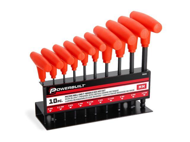 Click here for Powerbuilt 10 Piece Metric T-Handle Hex Key Wrench... prices