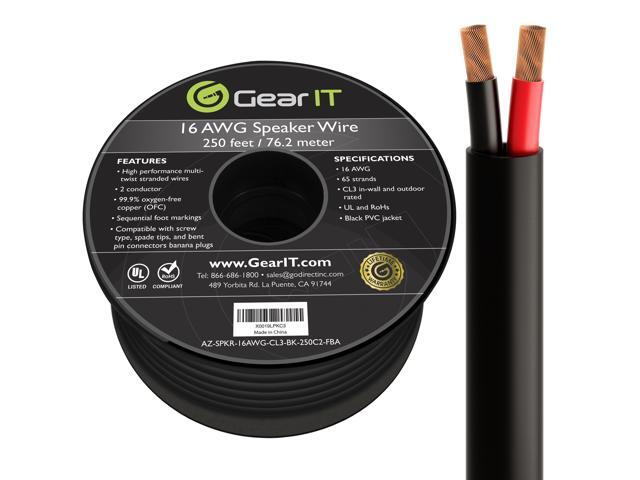 Click here for 16 AWG Gauge CL3 OFC Speaker Wire  GearIT Pro Seri... prices