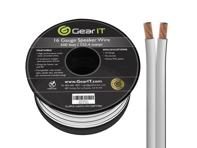 Click here for 16 Gauge Speaker Wire  GearIT 500 ft 16AWG for Hom... prices