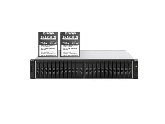 Click here for QNAP TS-H2490FU 24-Bay all-flash NAS  NVMe Gen3 x4... prices