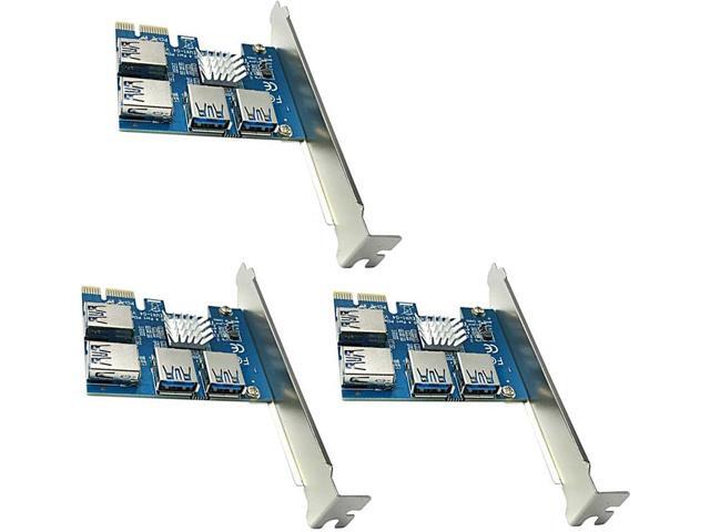 Click here for AAAwave PCI Express 1X to 16X Riser Card 1 to 4 US... prices