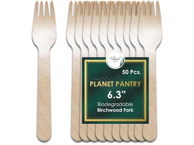 Click here for Planet Pantry Disposable Birchwood Cutlery Fork (5... prices