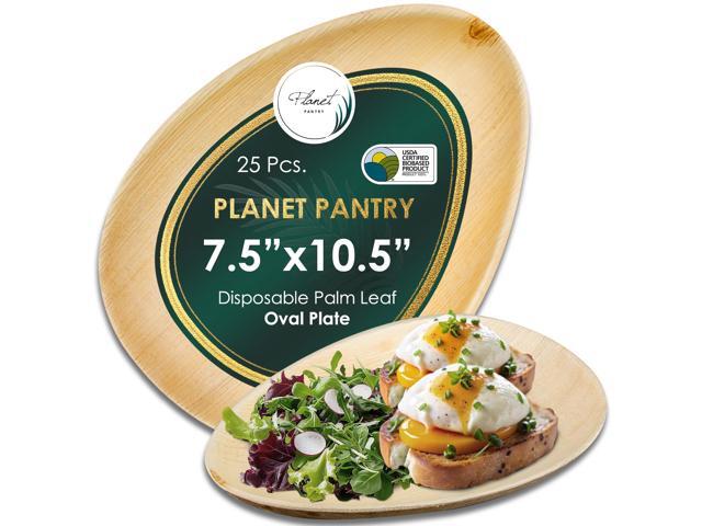 Click here for Planet Pantry Disposable Palm Leaf 7.5x10 Oval Pla... prices