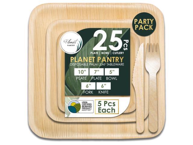 Click here for Planet Pantry Party Tableware Pack 25 Pcs - Compos... prices