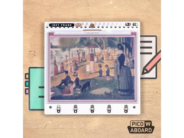 Click here for Pimoroni PIM625 Pico W Aboard Inky Frame 5.7 life... prices