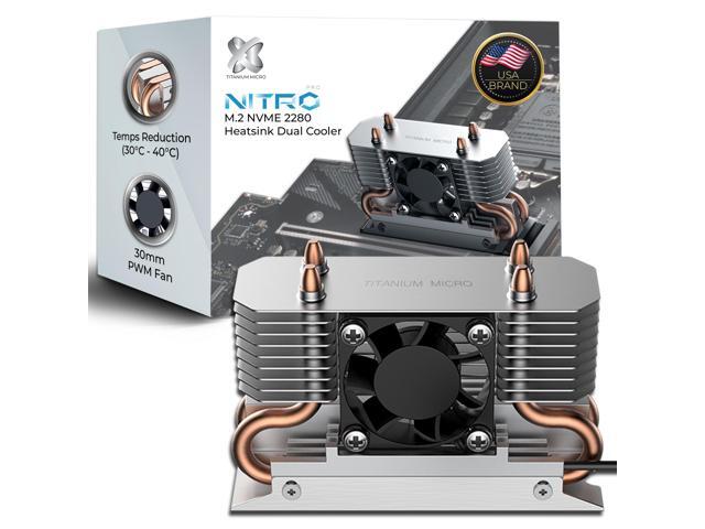 Click here for Titanium Micro Nitro Pro M.2 NVMe Heatsink  2280 D... prices