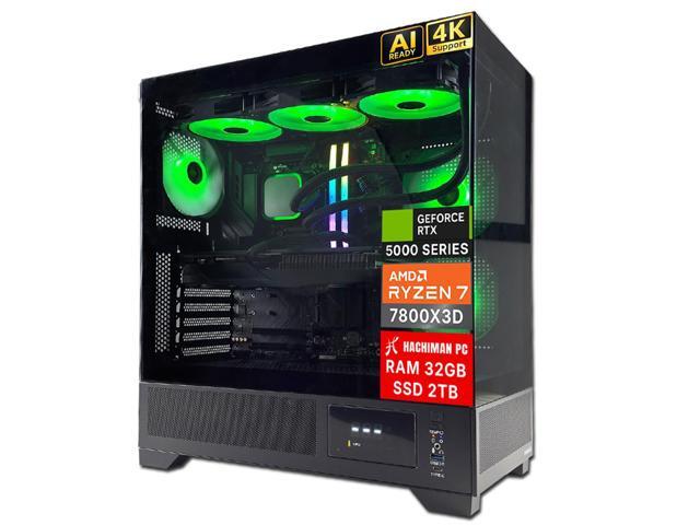 Click here for Hachiman PC Tora Gaming PC  AMD Ryzen 7 7800X3D  G... prices