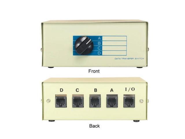 Click here for Kentek RJ45 4 Way Manual Data Switch Box Network I... prices