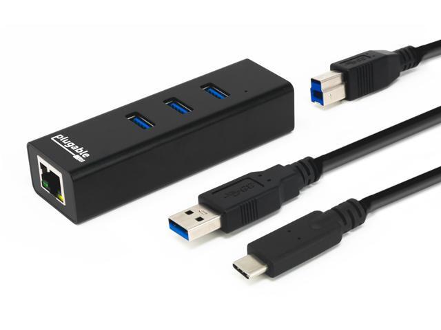 Click here for Plugable USB Hub with Ethernet  3 port USB 3.0 Bus... prices