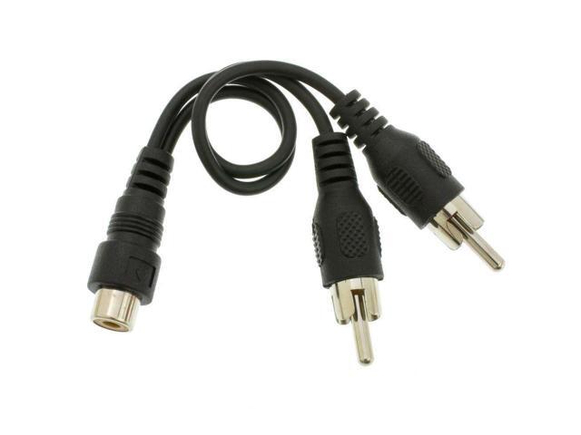 Click here for RCA Female to Dual Male Splitter/Adapter - Black prices