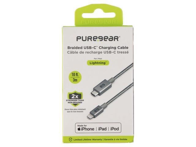 Click here for PureGear Braided MFI to USB-C 10ft. Charging Cable... prices