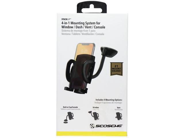 Scosche 4 In 1 Universal Car Mount Kit Black