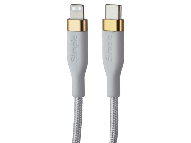 Click here for Simple 4FT USB-C to Lightning 8-Pin Braided Cable... prices