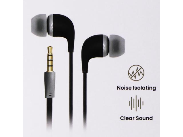 Click here for Quikcell QMIX 100 Series Wired 3.5mm Earbuds - Bla... prices