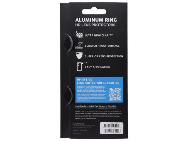 Click here for Case-Mate Aluminum Ring HD Double Tempered Lens Pr... prices
