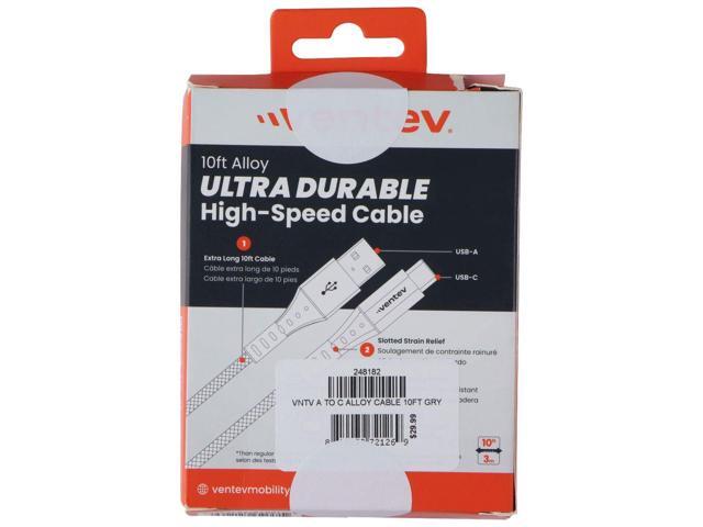 Click here for Ventev 10 Foot Alloy USB-A to USB-C Ultra Durable... prices