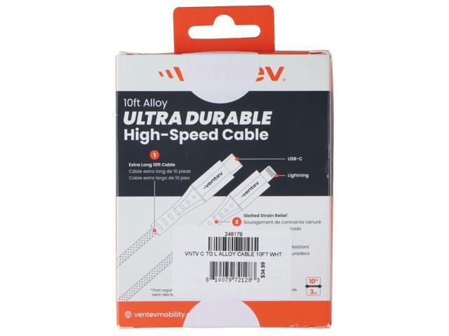 Click here for Ventev 10 Foot Alloy USB-C to Lightning 8-Pin Ultr... prices