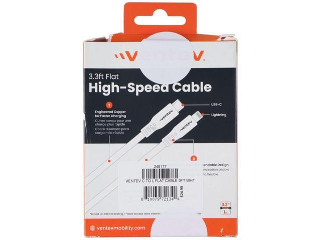 Click here for VENTEV 3.3 Foot USB-C to Lightning (8-Pin) High Sp... prices