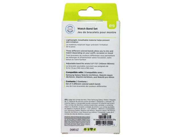 Click here for PureGear Silicone Watch Band Set for Galaxy Watch... prices