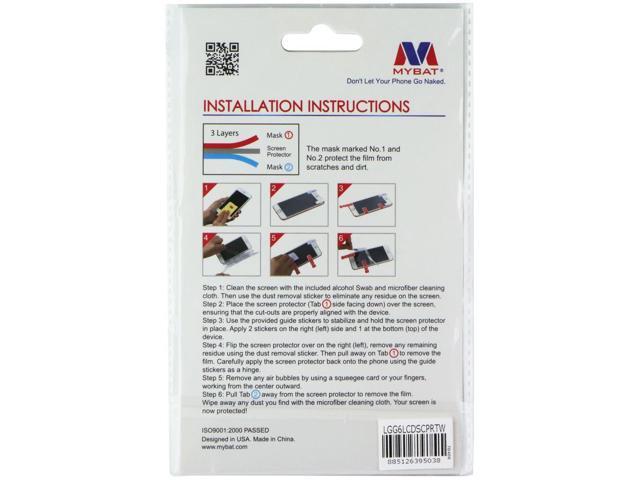 Click here for MyBat Clear Screen Protector for LG-H872 (G6) - 2... prices