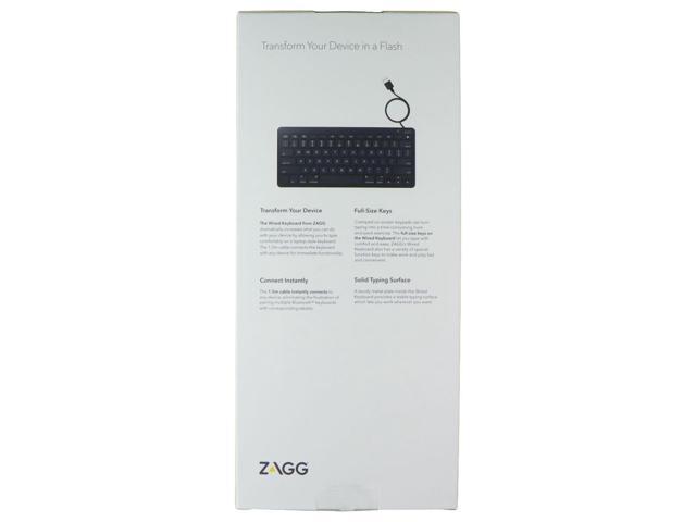 Click here for ZAGG Wired 1.5M USB-A UK English QWERTY Keyboard -... prices