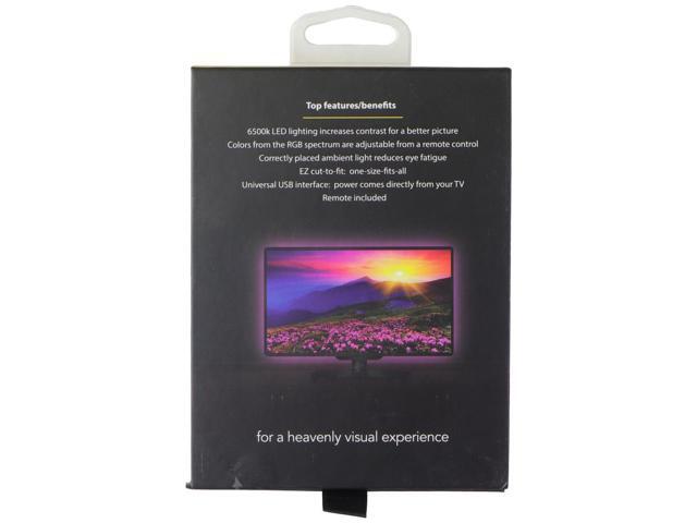 Click here for HALO (10-Ft) Ambient Bias Lighting USB LED Strip w... prices