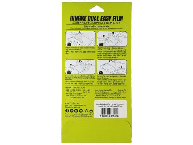 Click here for Ringke Dual Easy Film for Xiaomi Redmi Note 9 Pro/... prices