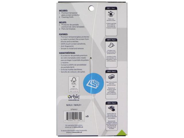 Click here for Orbic Tempered Glass Screen Protector for Maui / M... prices