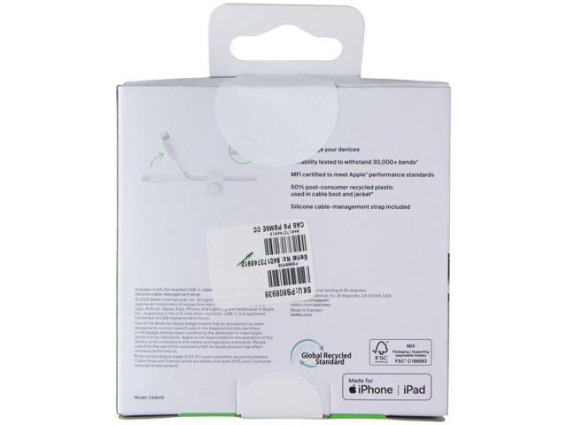 Click here for Bellkin 3.3-Ft BoostCharge Pro 30W Braided USB-C t... prices