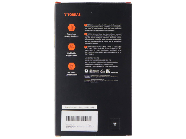 Click here for TORRAS Screen Protector for Apple iPhone 13 / iPho... prices