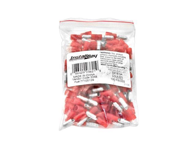 Click here for The Install Bay RNMB Red Nylon Male Bullet Connect... prices