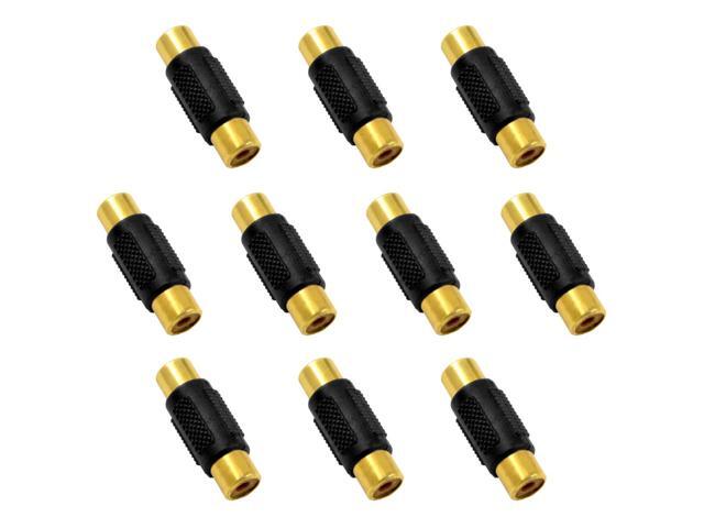 Click here for The Wires Zone Gold Plated Female to Female RCA Co... prices