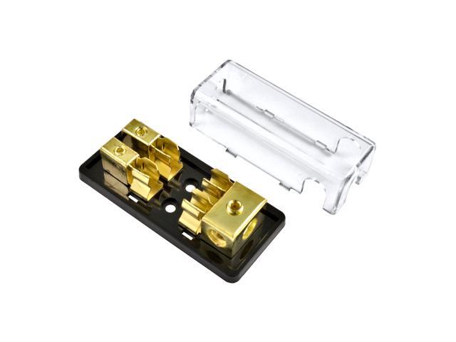 Click here for The Wires Zone AGUDB-2 AGU Fuse 2 Position 4/8 Gau... prices