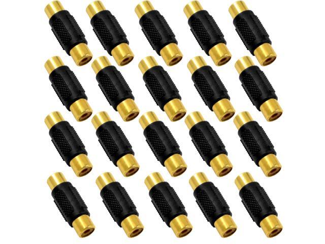 Click here for The Wires Zone Gold Plated Female to Female RCA Co... prices
