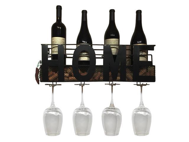 Click here for Home Wall Mounted Hanging Wine Rack & Cork Holder... prices