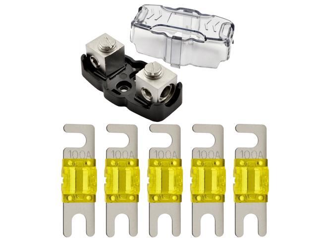 Click here for 4-8 Gauge Nickel Plated Mini ANL Fuse Holder with... prices