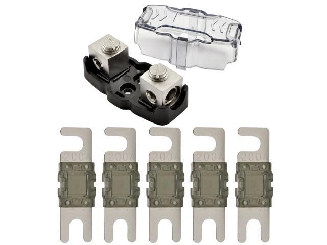 Click here for 4-8 Gauge Nickel Plated Mini ANL Fuse Holder with... prices